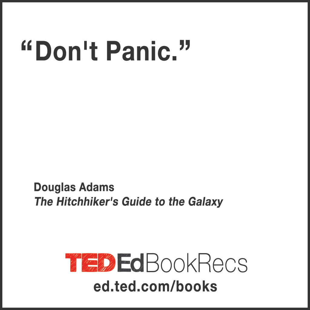 A Hitchhiker's Guide to the Galaxy – TED-Ed Shop